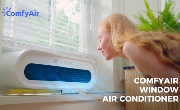ComfyAir compact window air conditioner unit from $199 - Geeky Gadgets