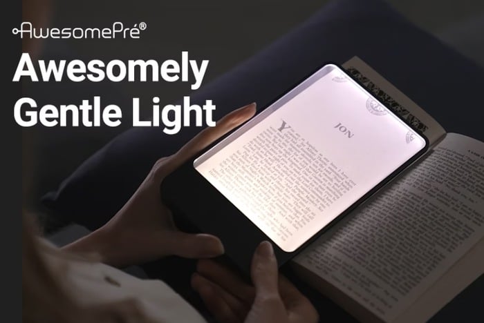 AwesomePre innovative book light hits Kickstarter - Geeky Gadgets