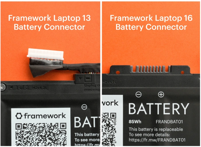 Framework Laptop 16 battery and speaker system detailed - Geeky Gadgets