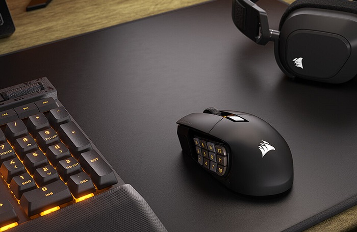 CORSAIR Scimitar Elite wireless 16 button MMO gaming mouse - Geeky Gadgets