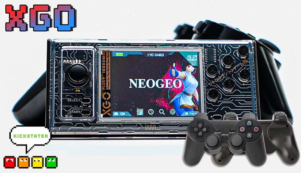 Xgo Handheld Retro Gaming Console And Wireless Charger Geeky Gadgets