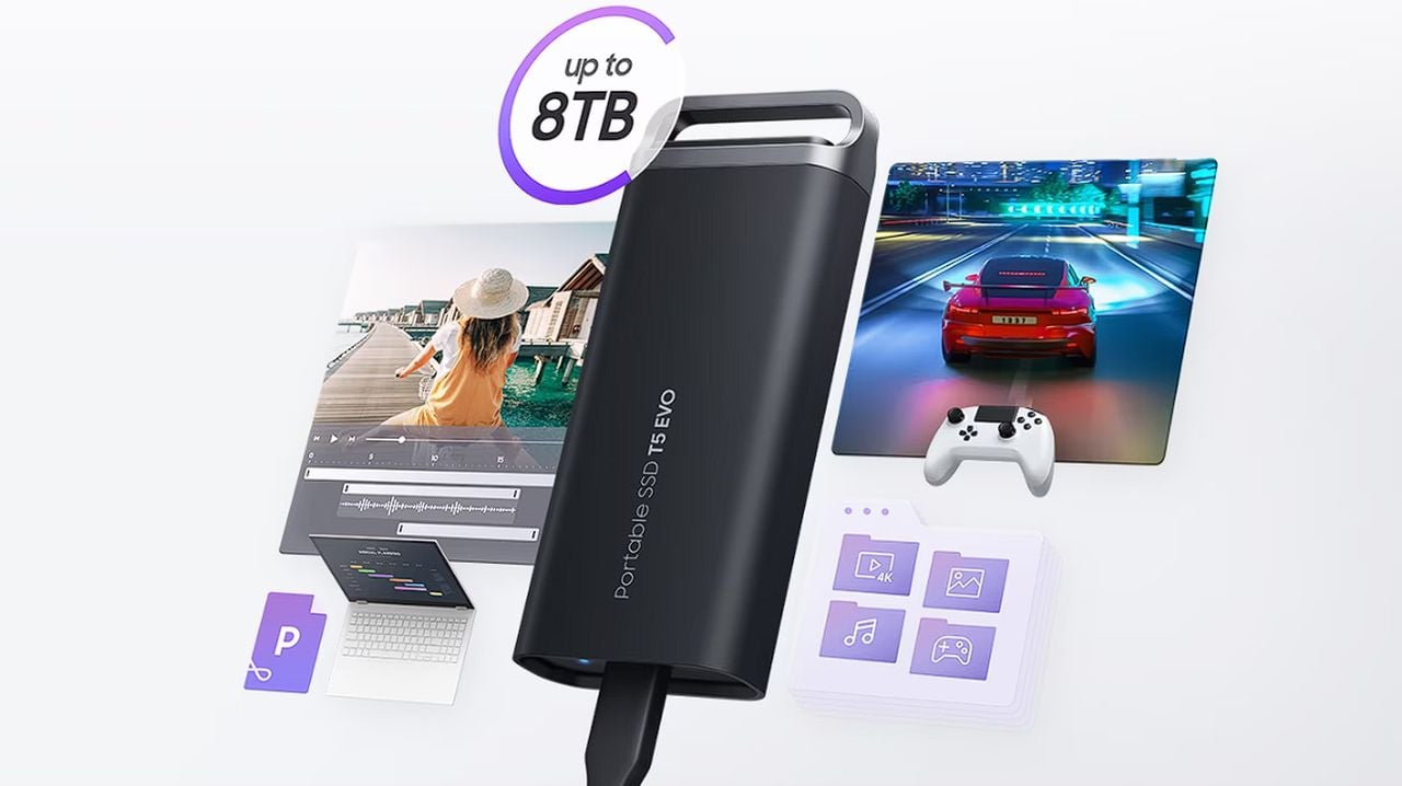 Samsung 8TB portable SSD T5 EVO - Geeky Gadgets