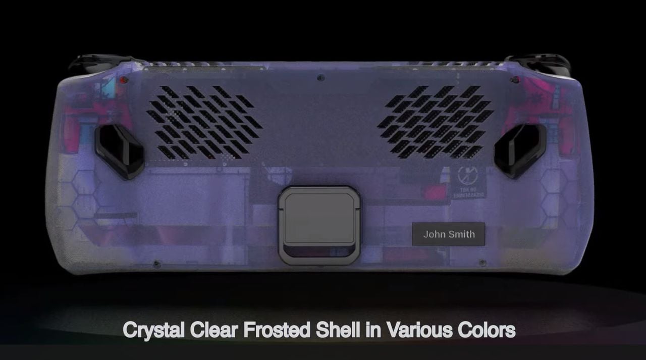 ROG Ally handheld console translucent case hits Indiegogo - Geeky Gadgets