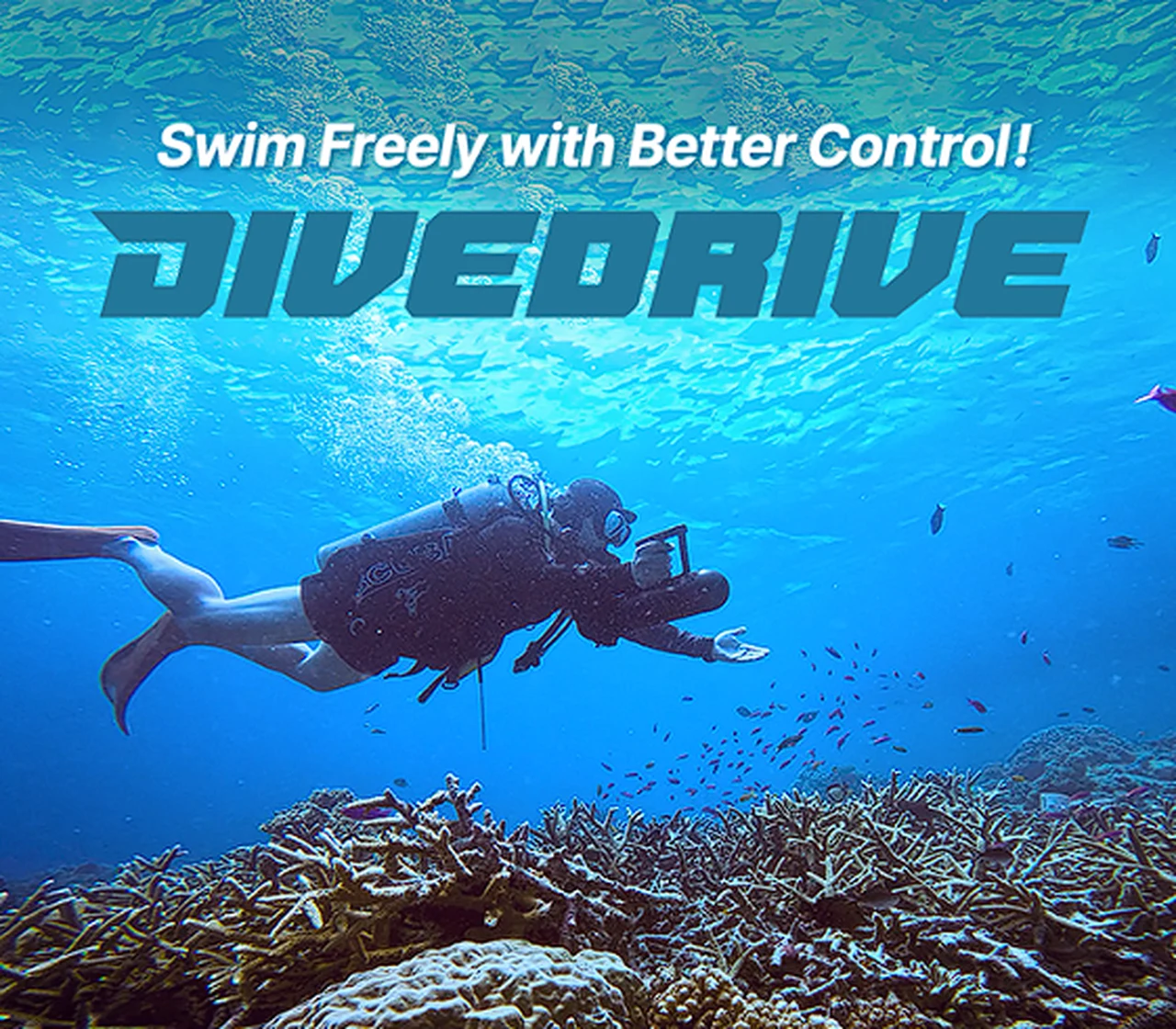 DiveDrive jet propelled underwater dive scooter - Geeky Gadgets