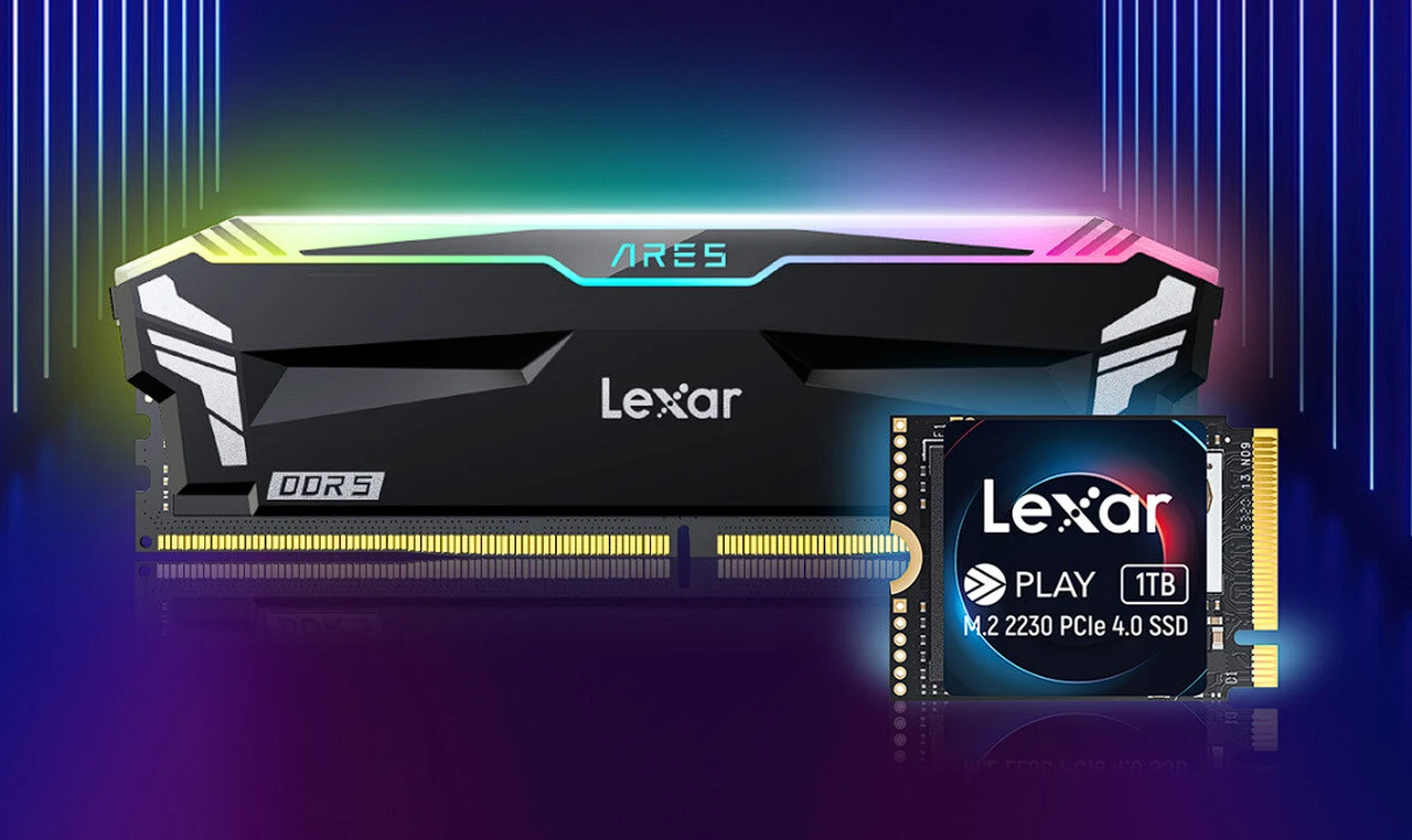 Lexar ARES DDR5 7200 memory and PLAY 2230 PCIe 4.0 SSD - Geeky Gadgets