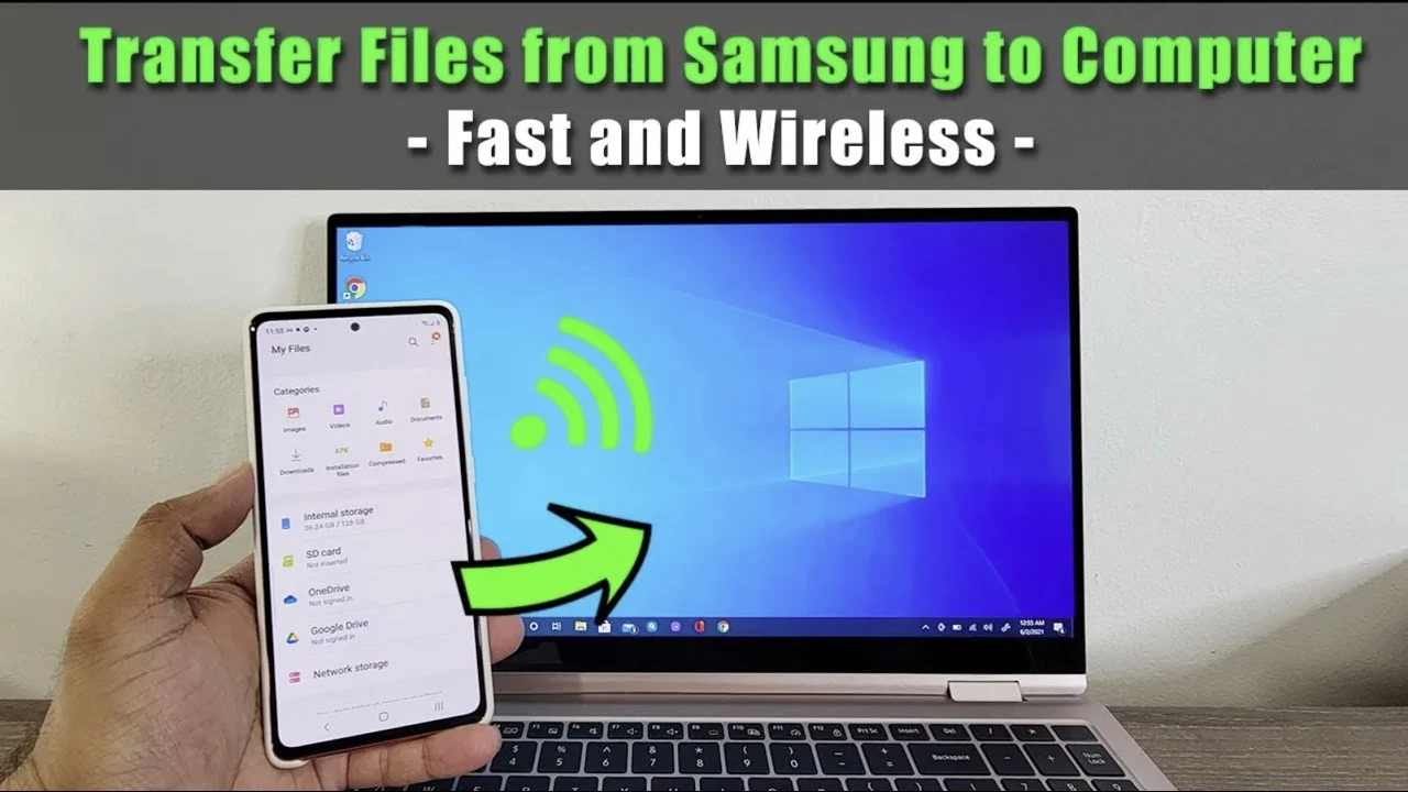 How to Transfer Files Wirelessley from Samsung Galaxy Phones - Geeky ...