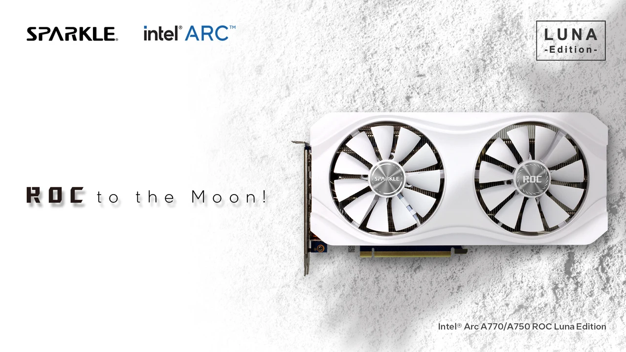 Sparkle Intel Arc ROC Series Luna Edition graphics cards - Geeky Gadgets