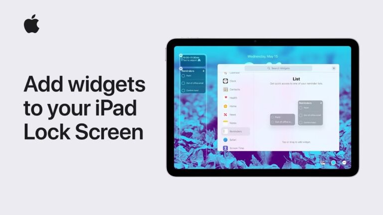 How to Add Widgets to the iPad Lock Screen - Geeky Gadgets