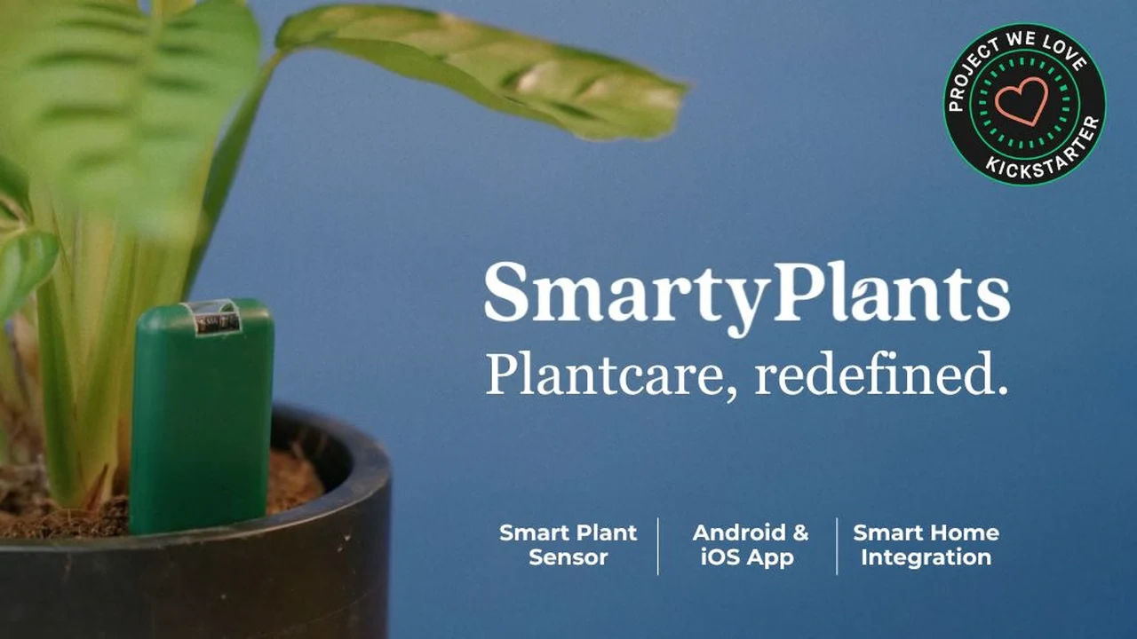 SmartyPlants plant water sensor help keep your plants healthy - Geeky ...