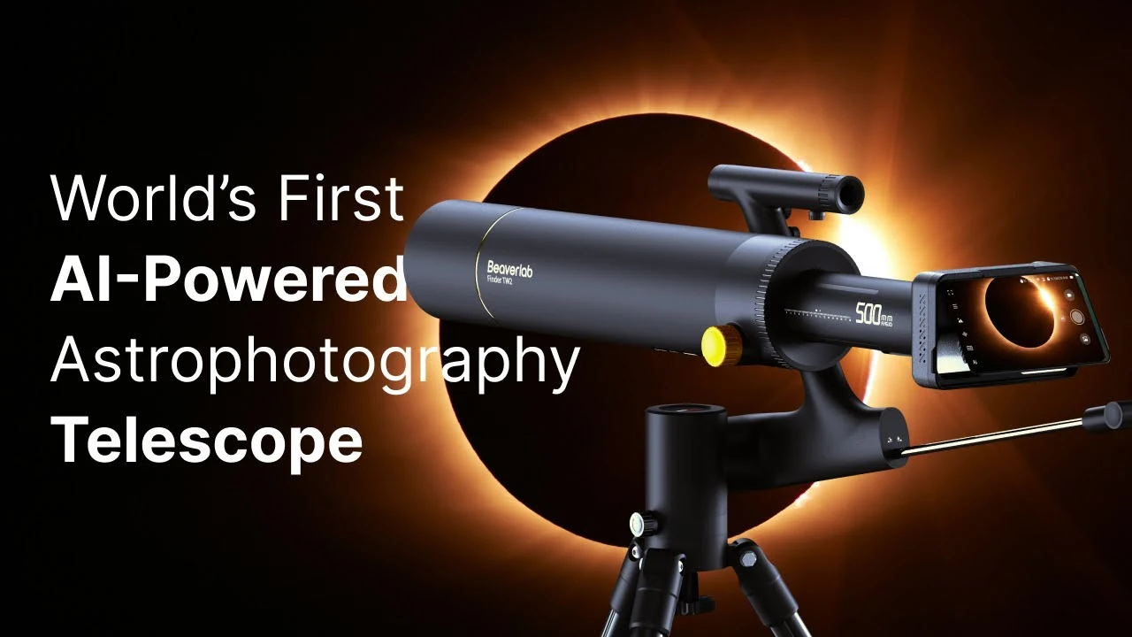 Finder TW2 astrophotography telescope makes star gazing easy - Geeky ...