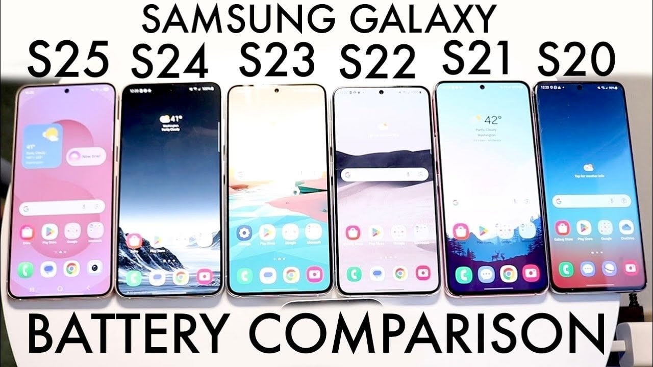 Samsung Galaxy S25 vs. S24 vs. S23: Battery Life Comparison - Geeky Gadgets