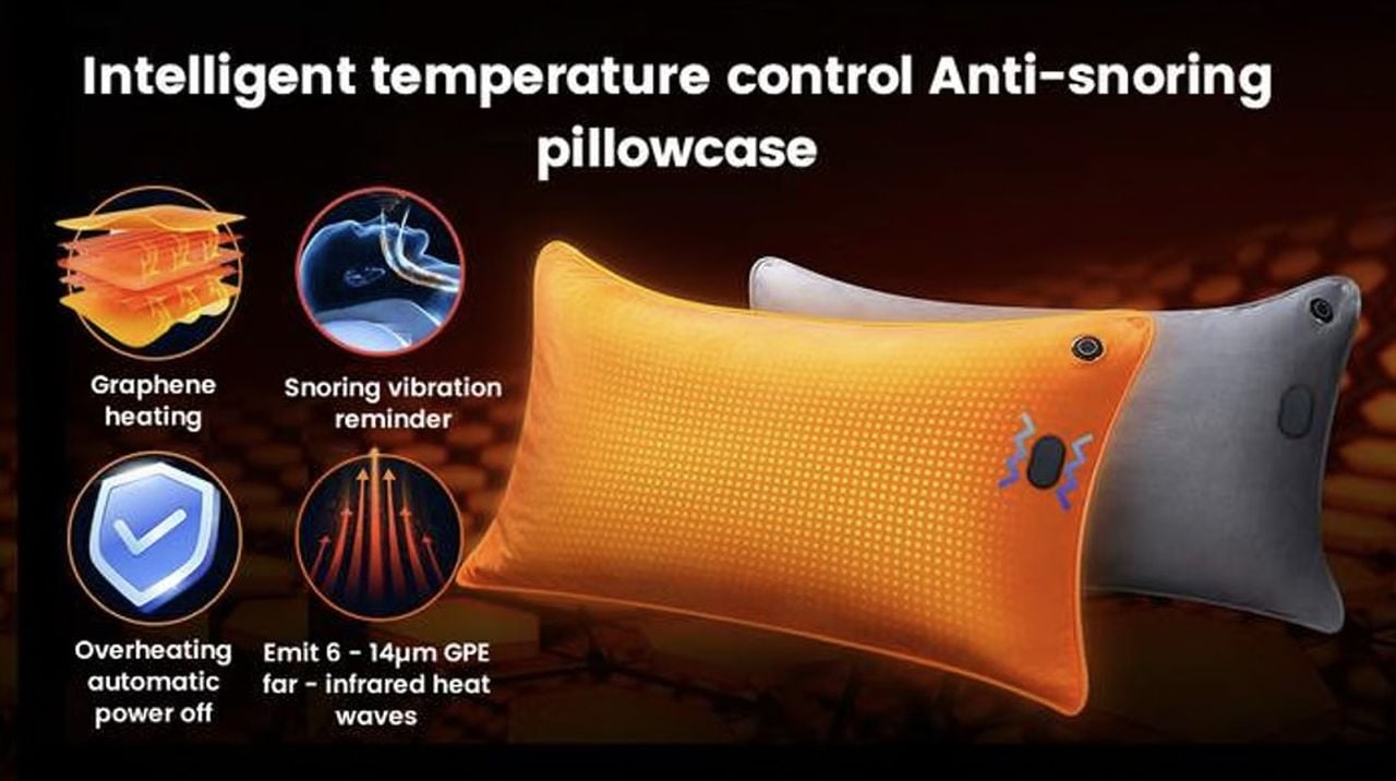 Improve Sleep Quality with Smart an Anti-Snoring Pillow - Geeky Gadgets