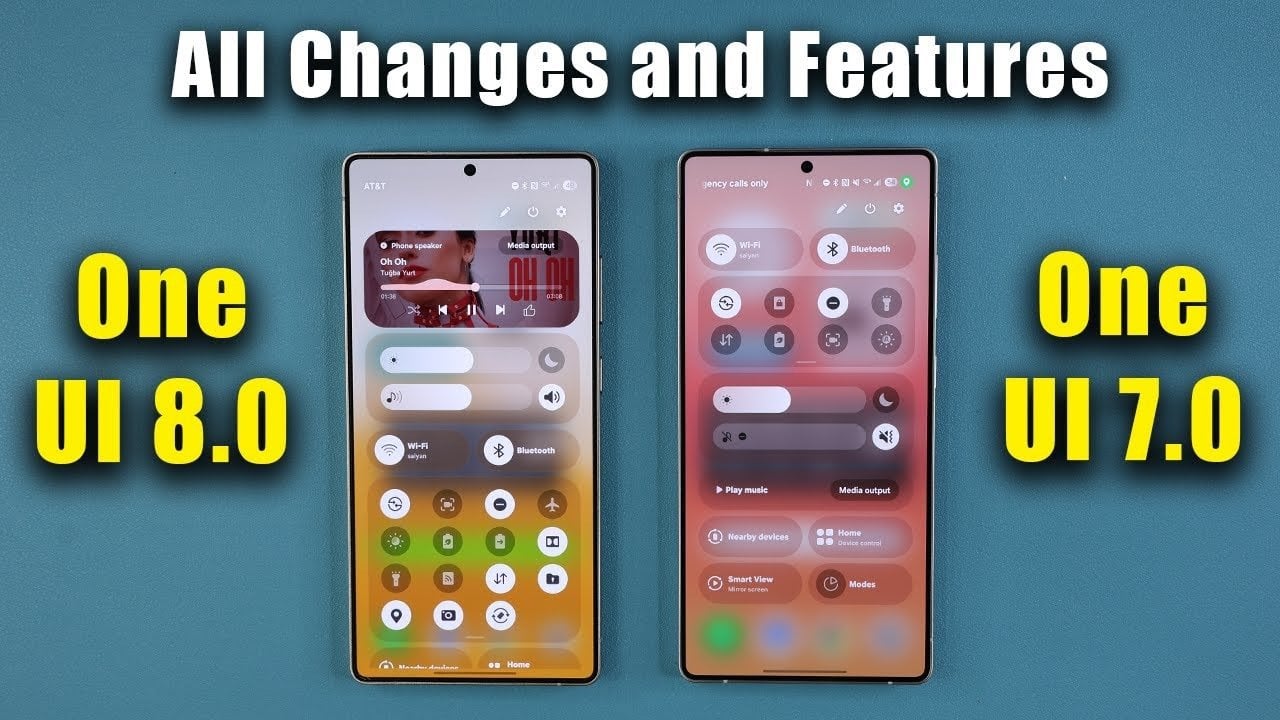 Samsung One UI 8.0 vs. One UI 7.0: Key Features - Geeky Gadgets