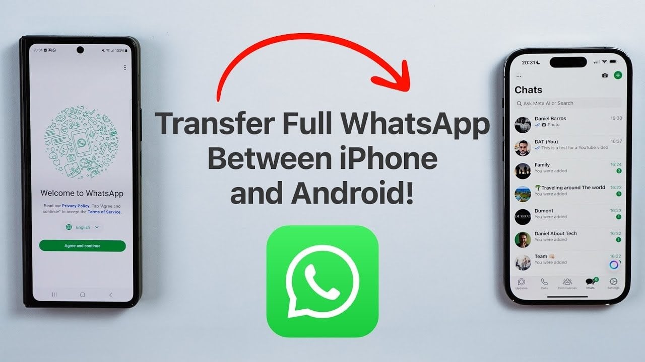 How to Transfer WhatsApp Data Between iPhone and Android - Geeky Gadgets