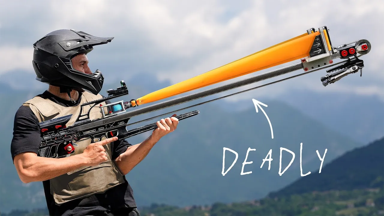 Slingshot Rifle Smashes Through Concrete Like Butter - Geeky Gadgets