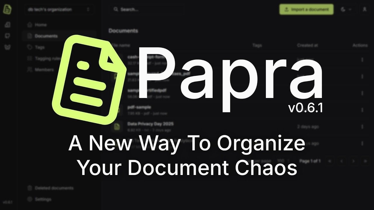 Papra Open-Source Document Manager for Business Workflows - Geeky Gadgets