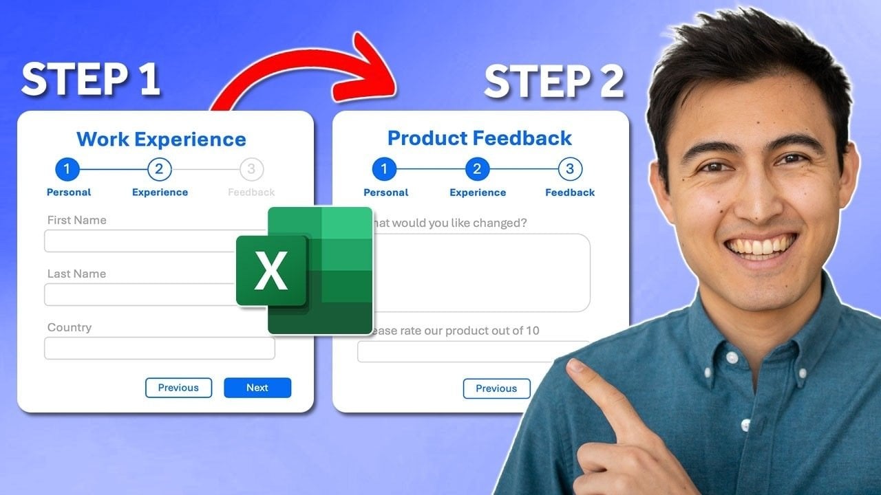How To Create A Multi Step Data Entry Form In Excel Geeky Gadgets