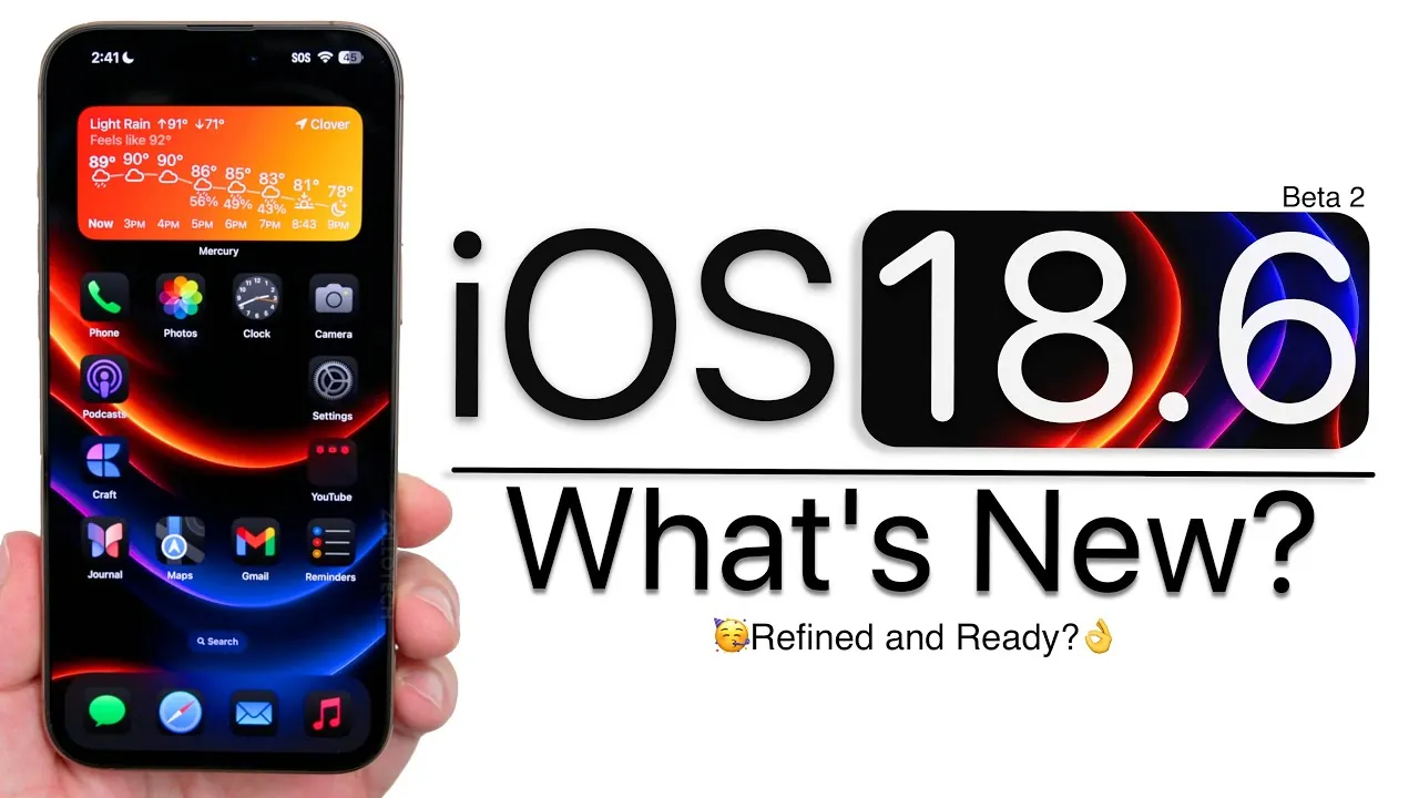 iOS 18.6 Beta 2 Features, Updates, and More - Geeky Gadgets