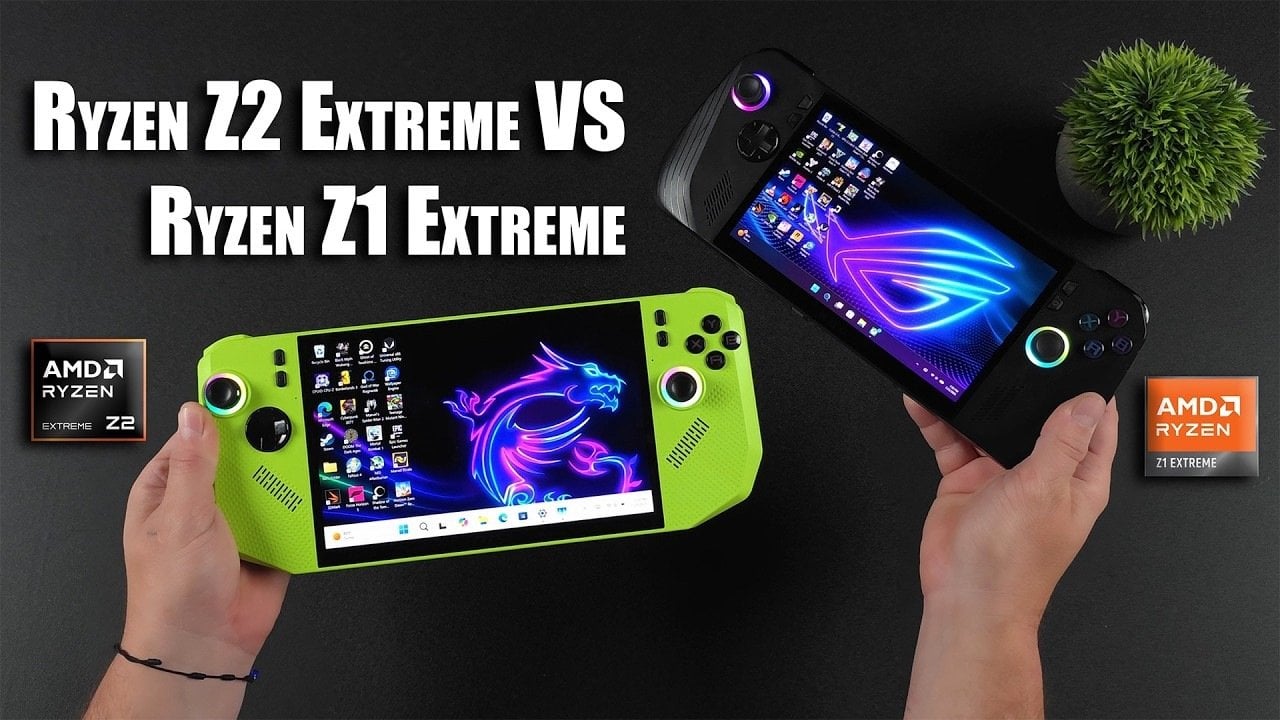 AMD Ryzen Z2 Extreme vs Z1 Extreme Gaming Comparison - Geeky Gadgets