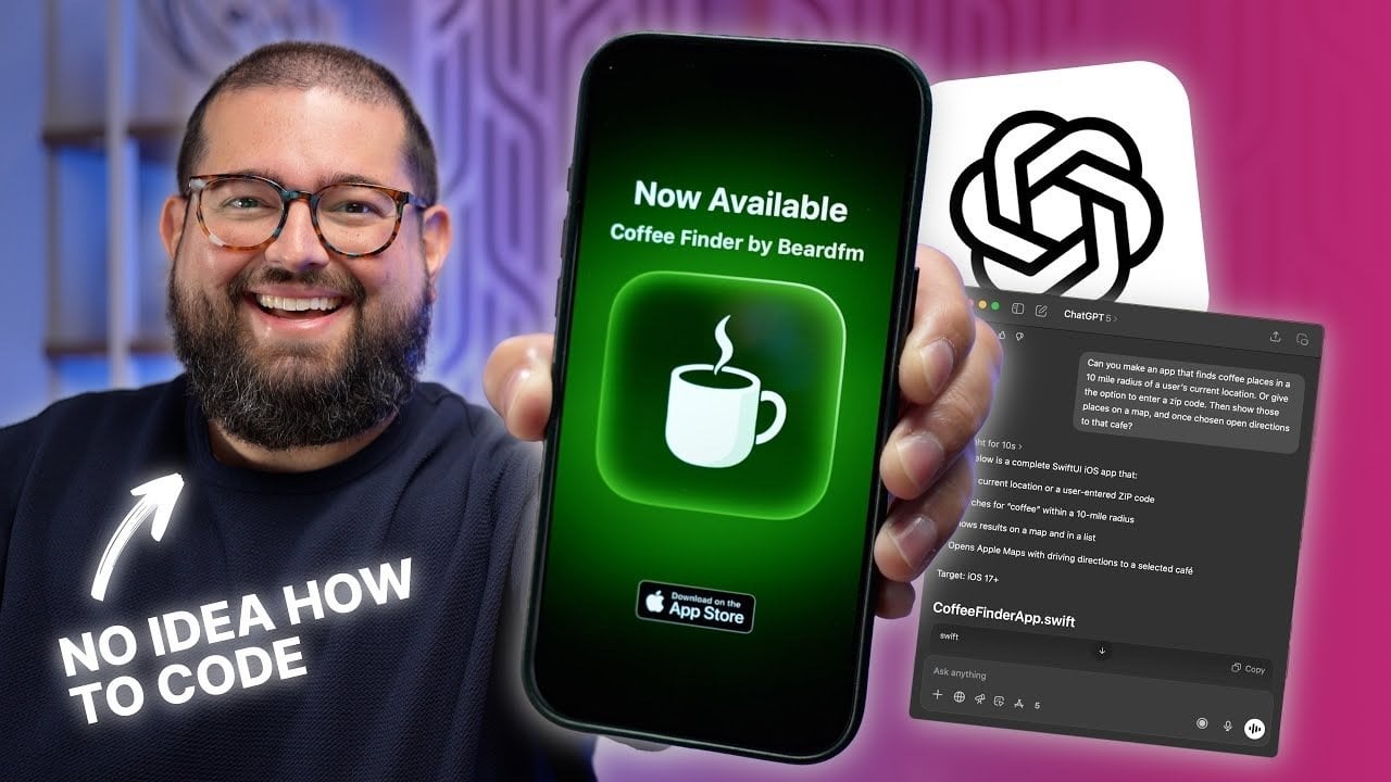 How to Build an iPhone App Without Coding Using ChatGPT 5 - Geeky Gadgets