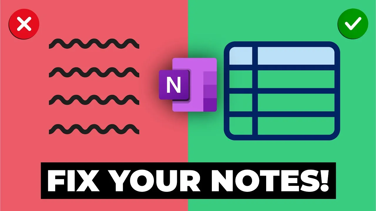 How to Use Microsoft OneNote Tables to Organize Your Notes - Geeky Gadgets