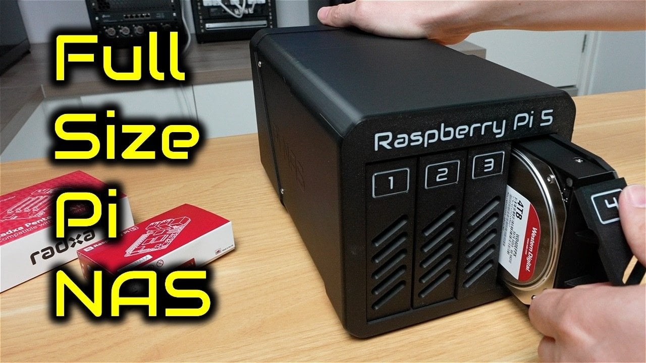 Build a 4-Bay Raspberry Pi 5 NAS With RAID 5 & Swappable Drives - Geeky ...