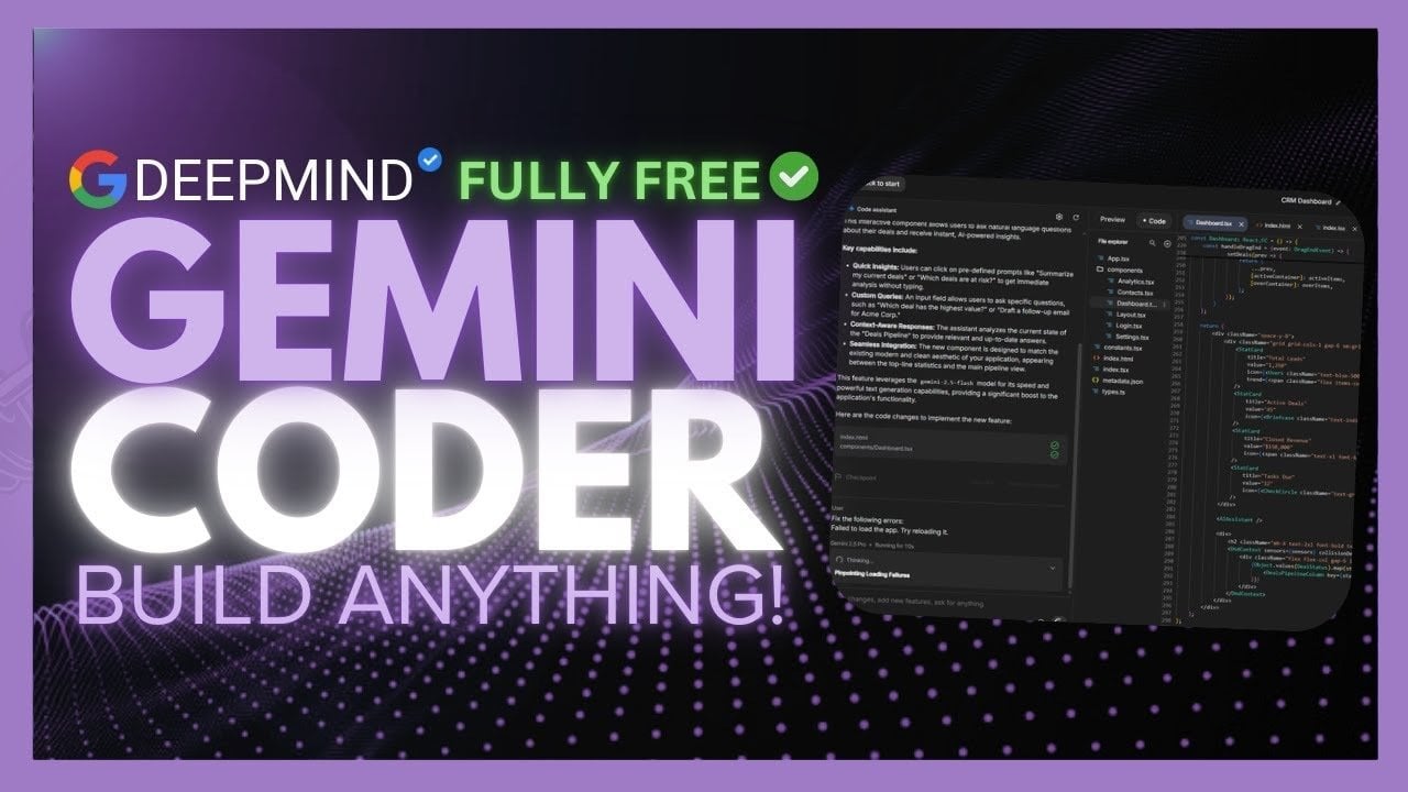 How Deepmind Gemini Coder Simplifies UI Design & App Creation - Geeky Gadgets