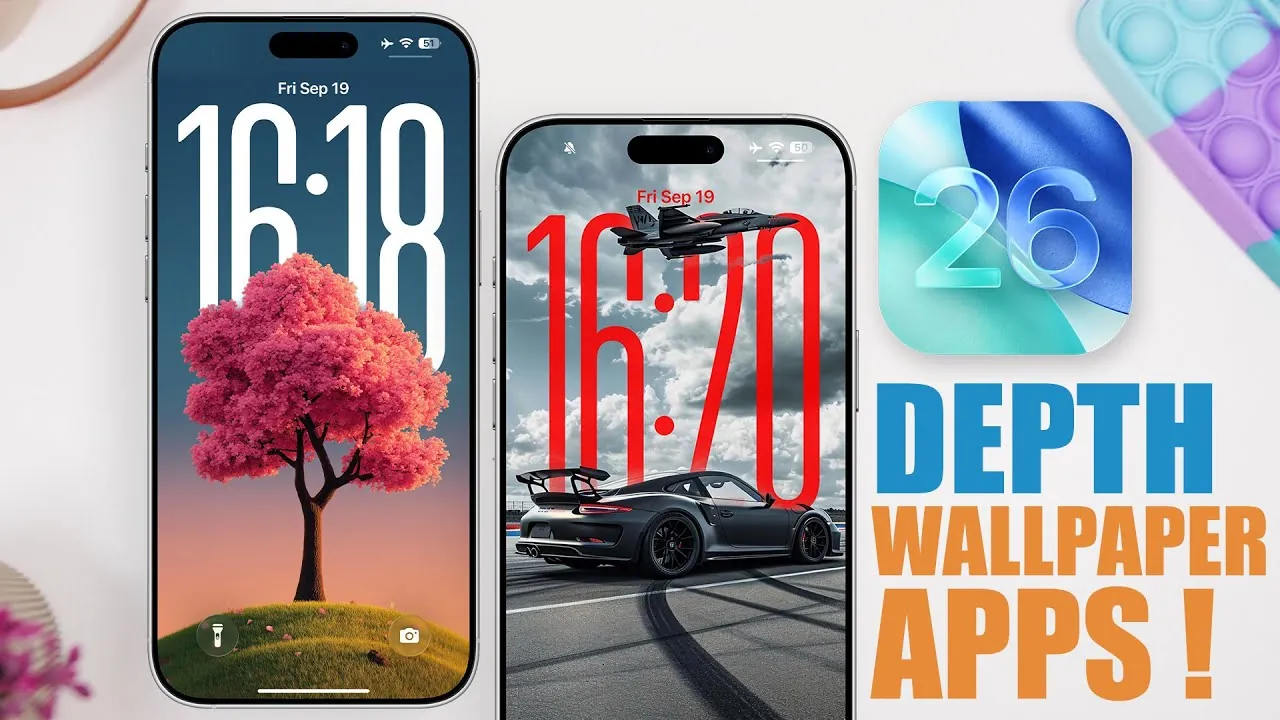 The Best iOS 26 Wallpaper Apps You Need To Try - Geeky Gadgets
