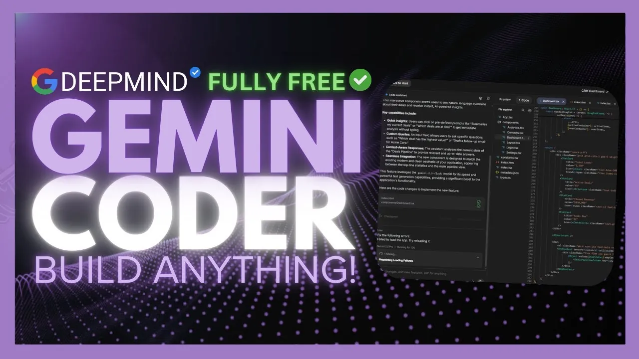 How Deepmind Gemini Coder Simplifies UI Design & App Creation - Geeky Gadgets
