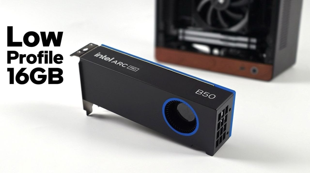 Intel Arc Pro B50 16GB a Low-Profile GPU for Gamers & Creators - Geeky ...
