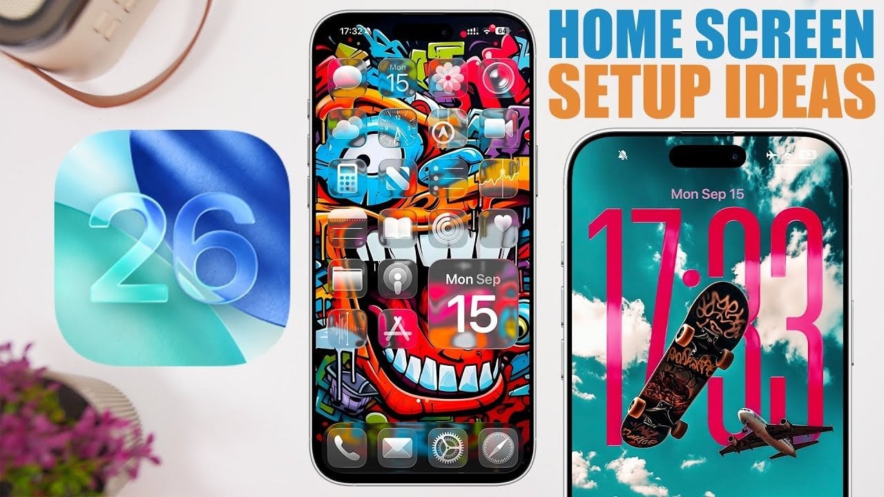 Best iOS 26 Home Screen Setup Ideas - Geeky Gadgets