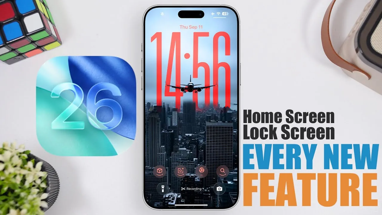 iOS 26 Lock Screen and Home Screen Features Explained - Geeky Gadgets