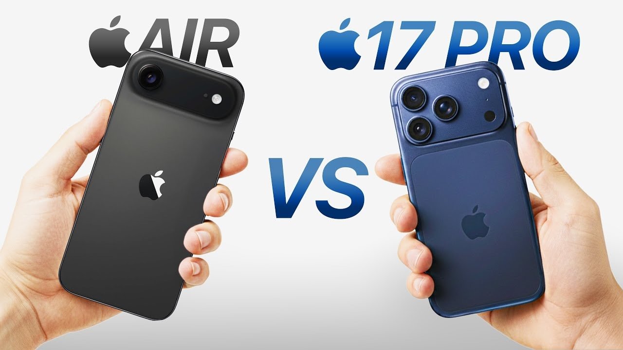 iPhone Air vs. iPhone 17 Pro: Full Comparison Guide - Geeky Gadgets