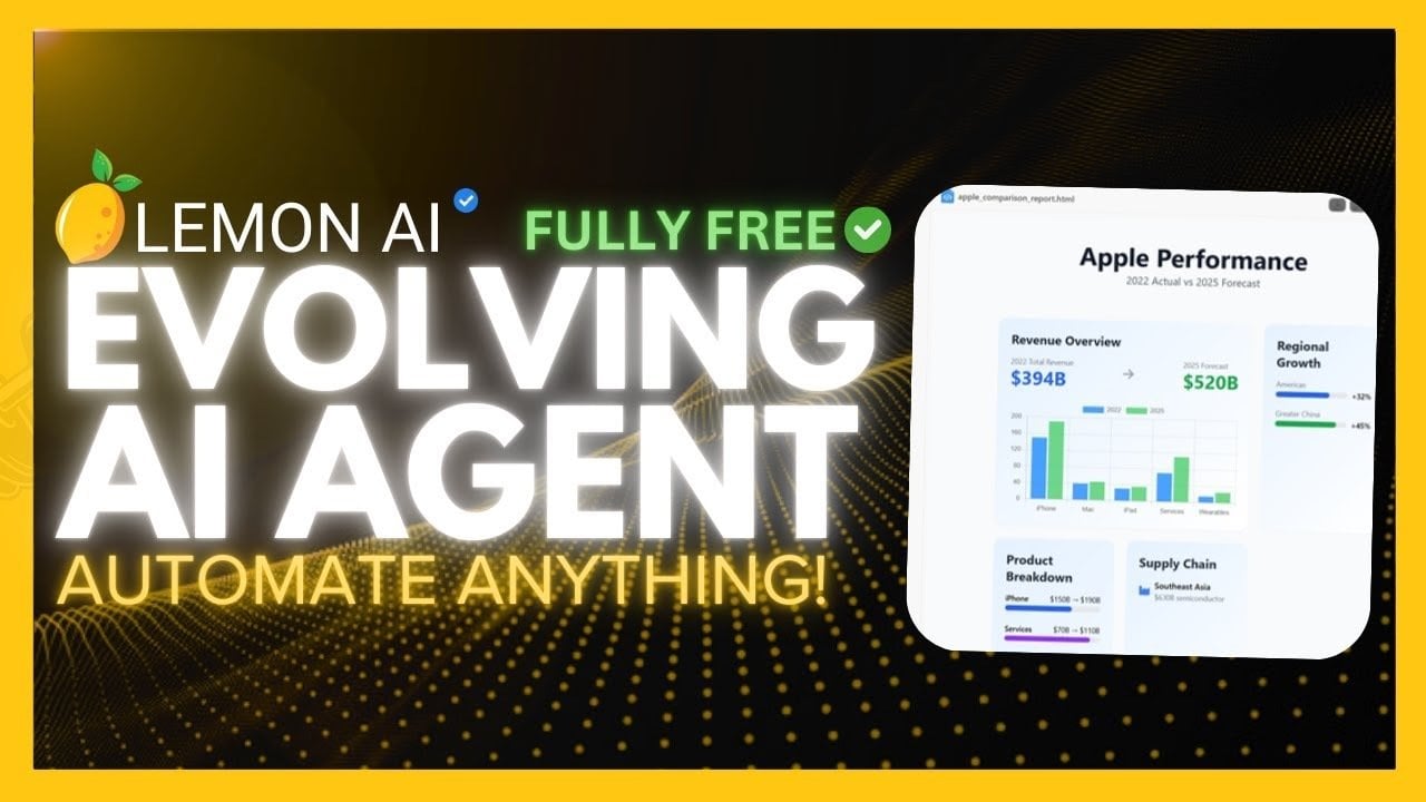 Lemon AI: The Open-Source AI That Adapts to Your Needs - Geeky Gadgets