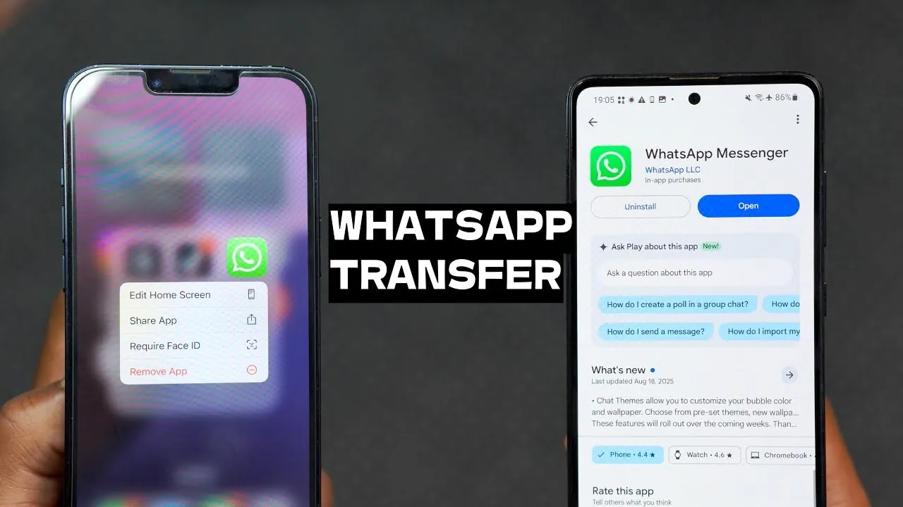 How to Transfer WhatsApp from iPhone to Android - Geeky Gadgets