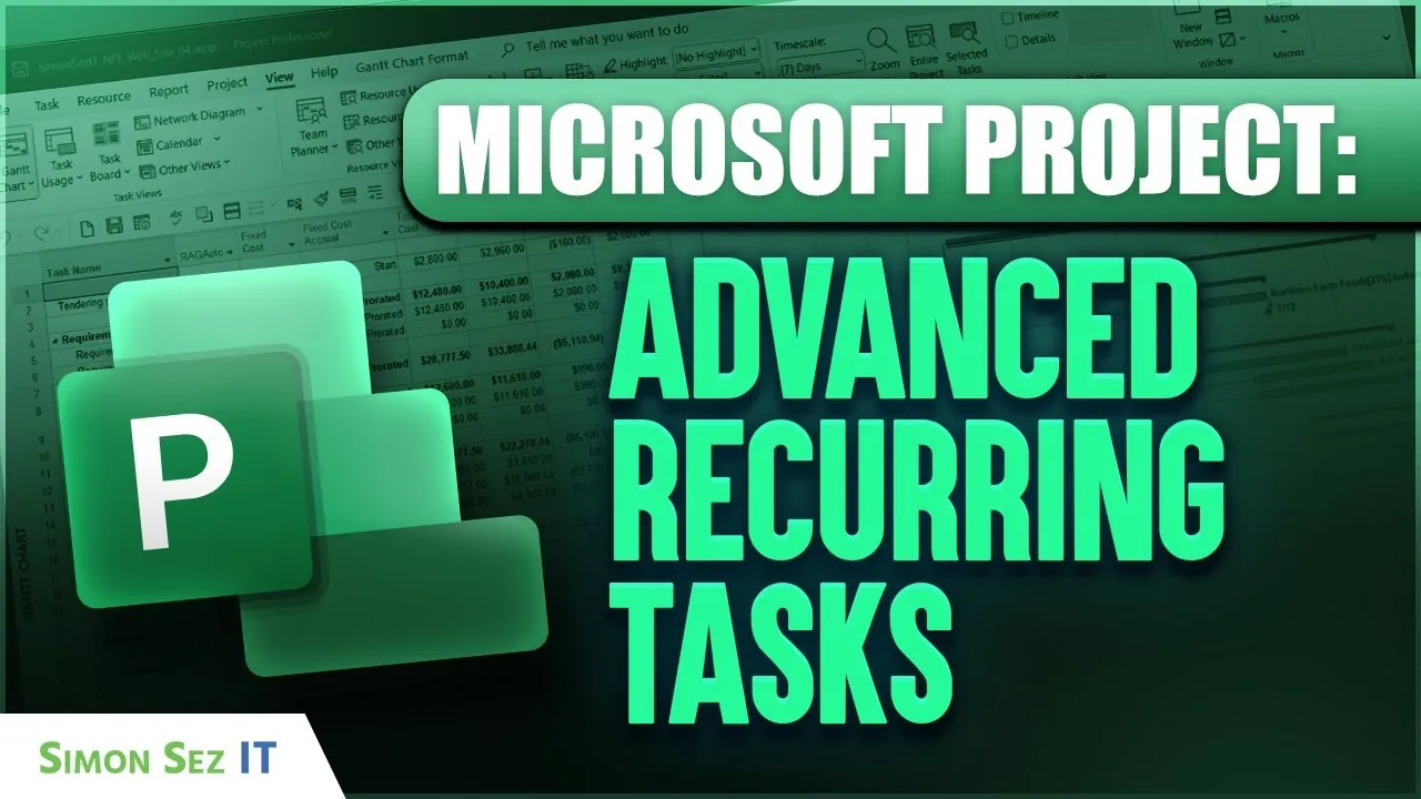 How to Create Recurring Tasks in Microsoft Project 2025 - Geeky Gadgets