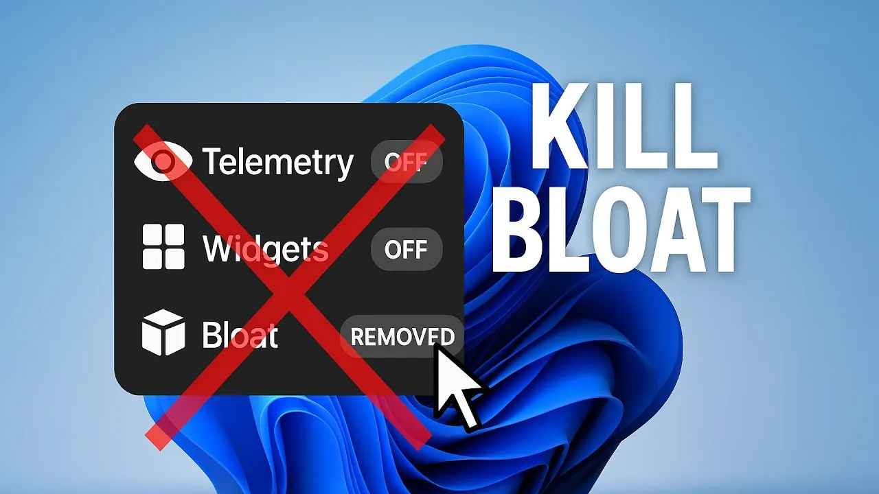How to Remove Bloatware and Boost Privacy in Windows 11 - Geeky Gadgets