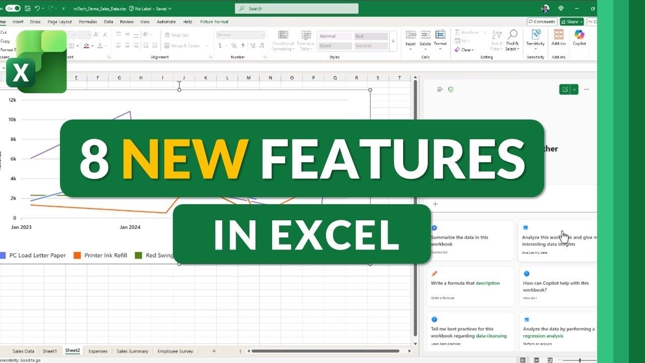8 New MS Excel AI Features Transforming Data Analysis in 2025 - Geeky ...