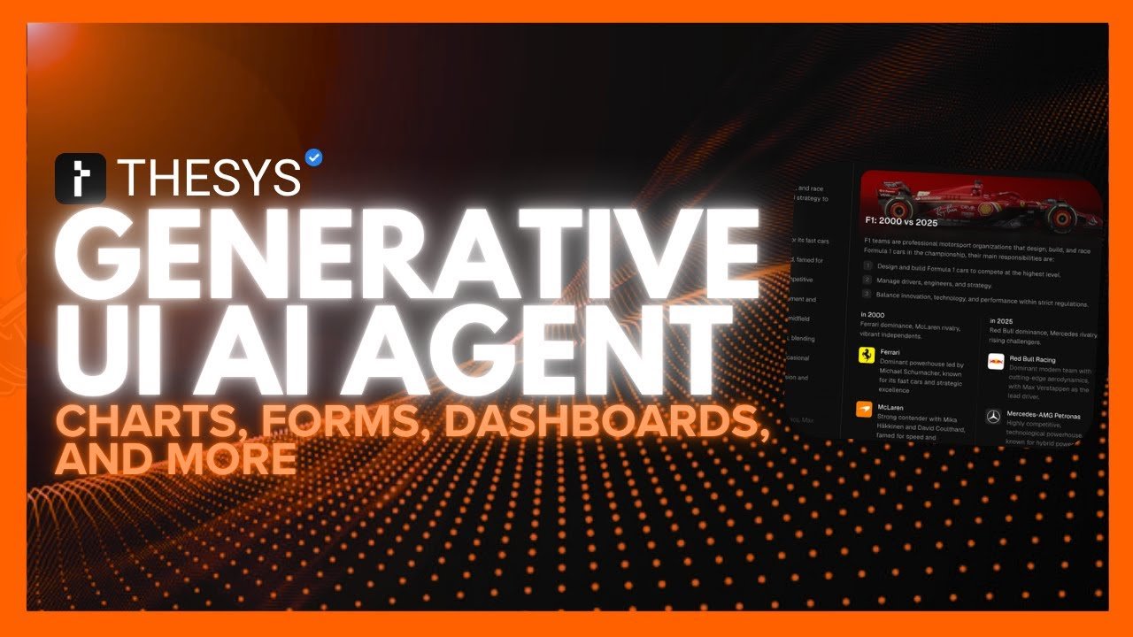 Thesys C1 API : Simplifying Adaptive UI Design for AI Applications ...