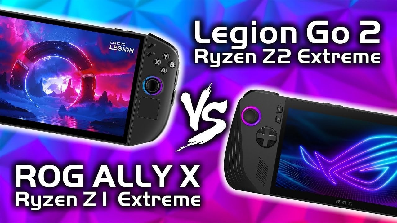 Legion Go 2 vs ROG Ally X: Handheld Gaming Benchmark Testing - Geeky ...