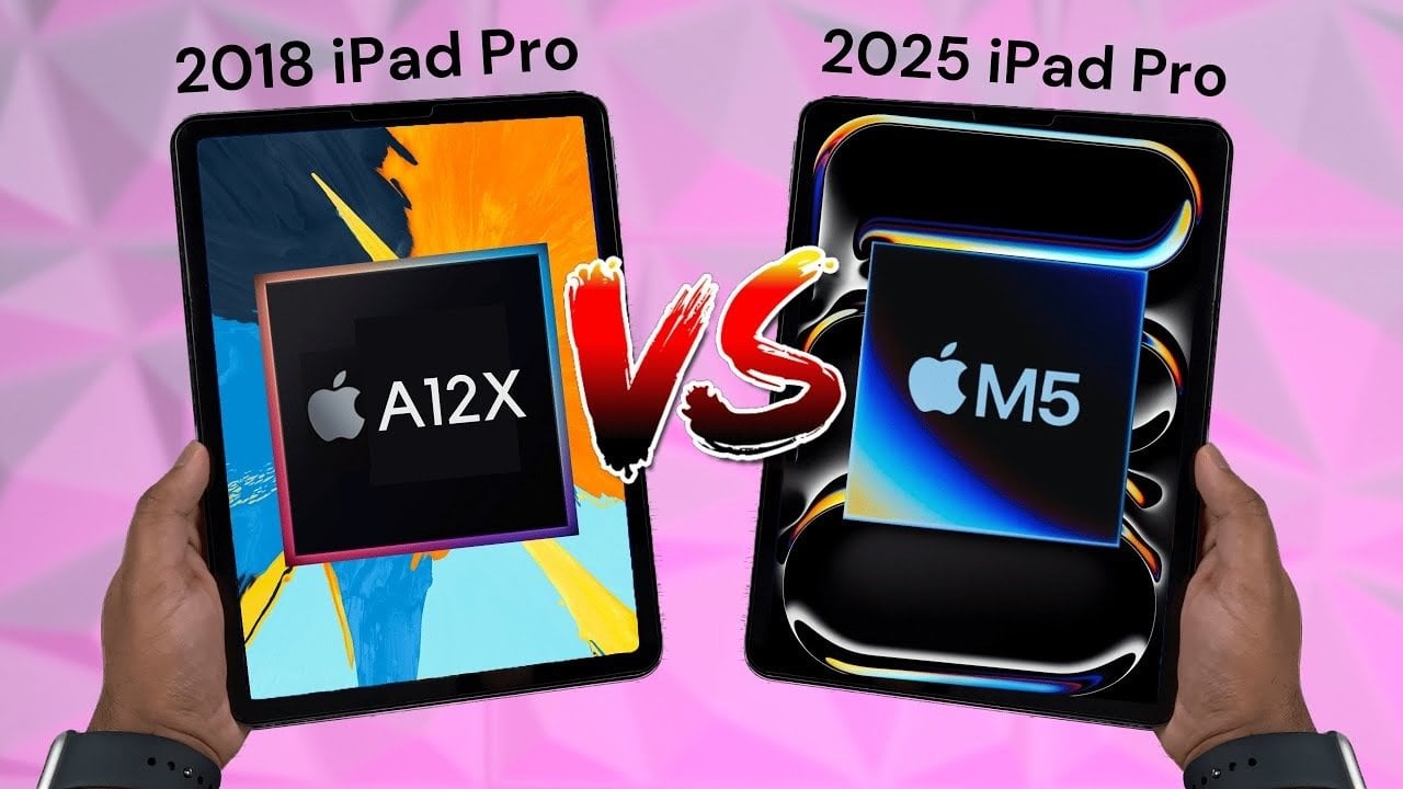 2025 iPad Pro M5 vs. 2018 iPad Pro A12X: Full Comparison - Geeky Gadgets