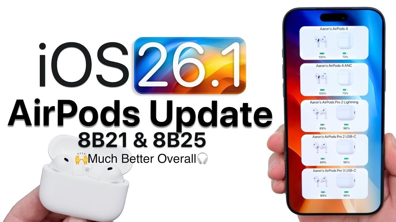 AirPods Firmware Update 8B25: Everything You Need to Know - Geeky Gadgets
