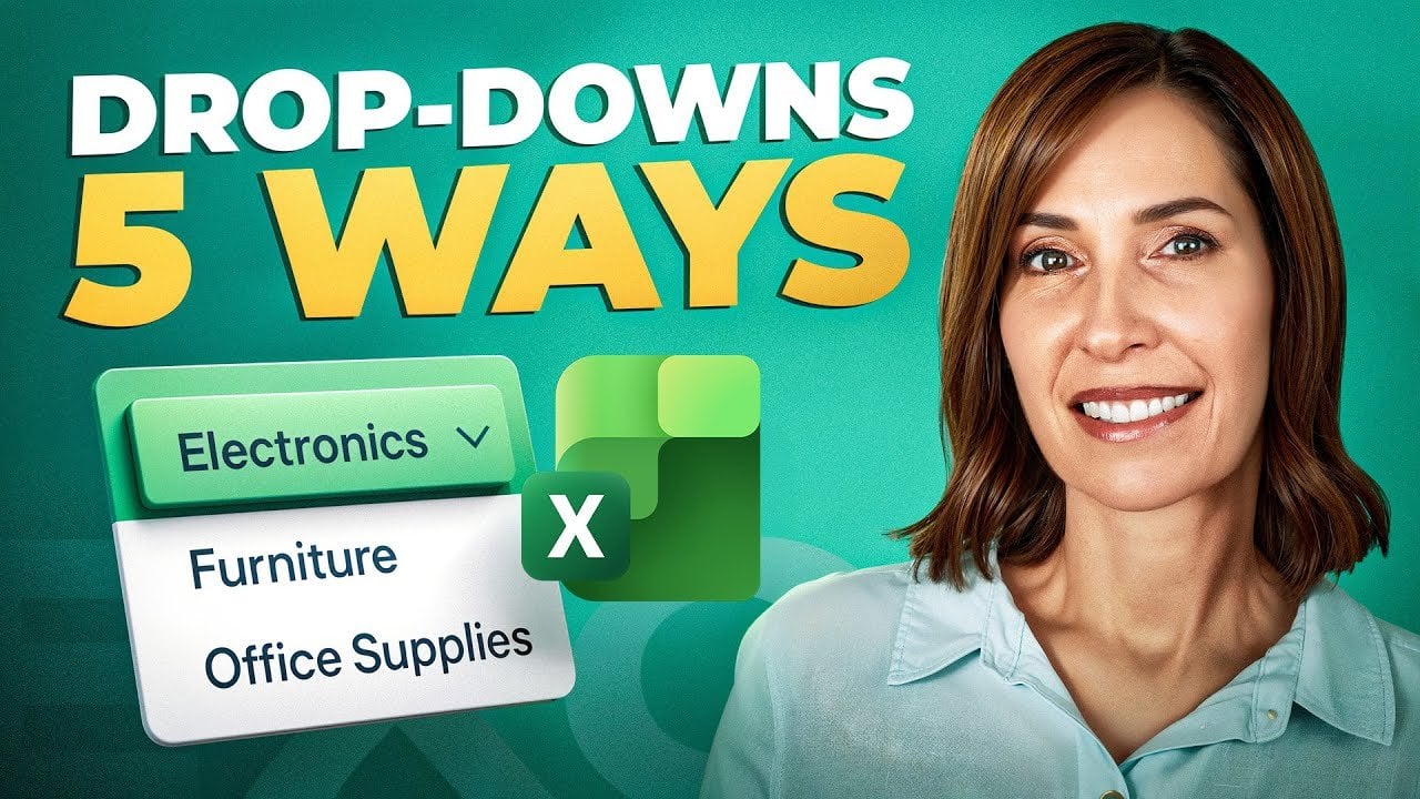 How to Create Smarter, Auto-Updating Drop-Downs in Excel in 2026 - Geeky Gadgets