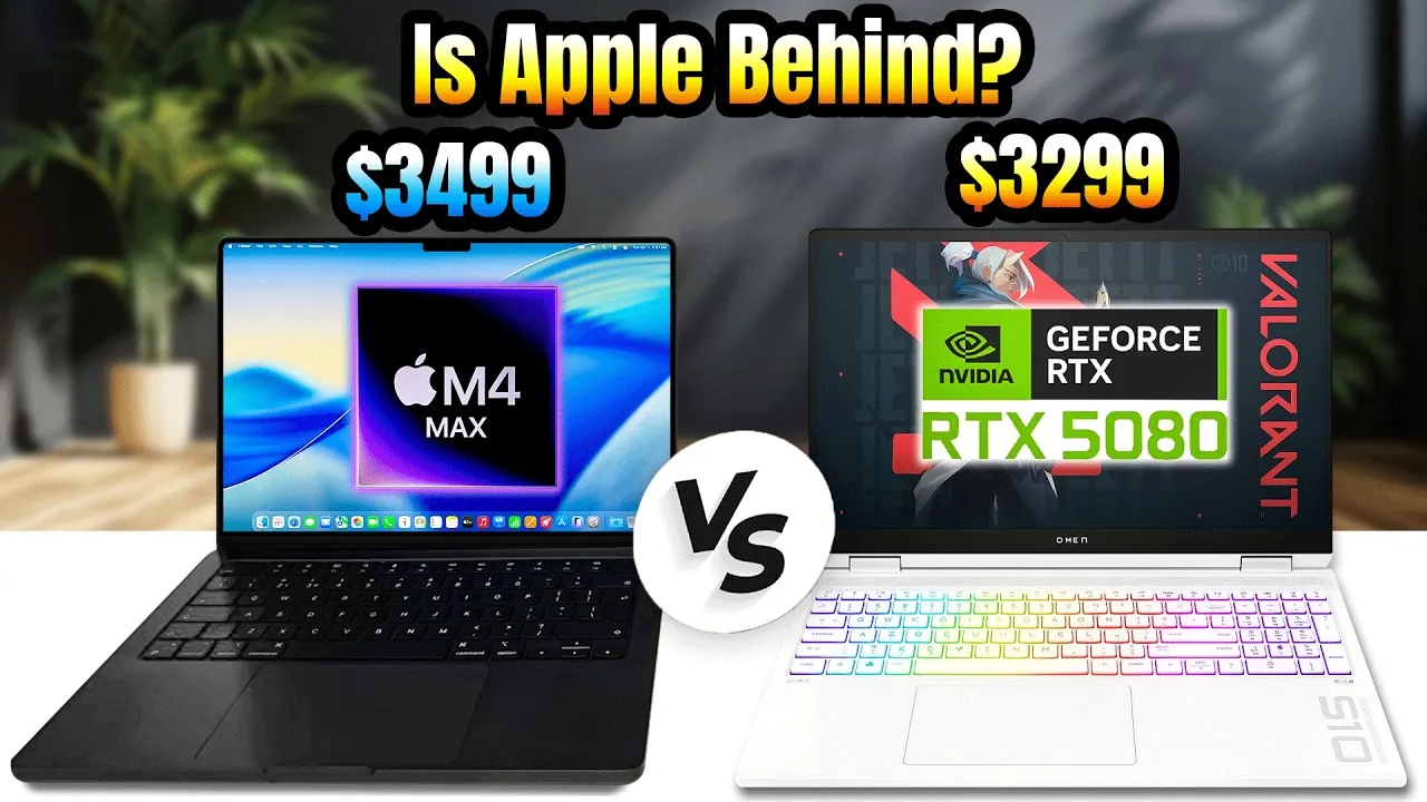 The Power Wars: Can a RTX 5080 Laptop Crush the M4 Max MacBook Pro ...