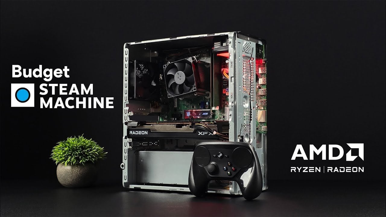DIY Budget Steam Machine Gaming PC : 1440p Ryzen 5700G & RX 7600 ...