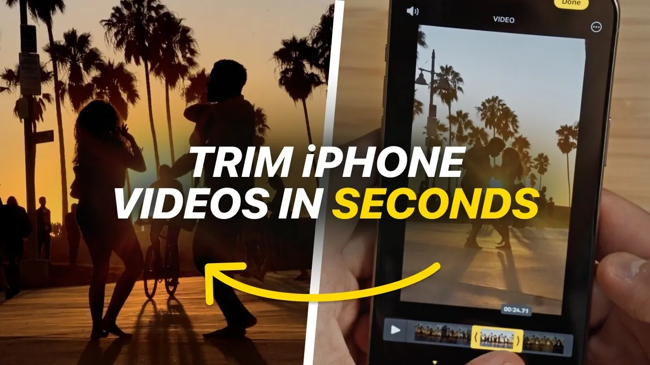 How to Trim Videos Like a Pro Using the iPhone Photos App - KittyBNK