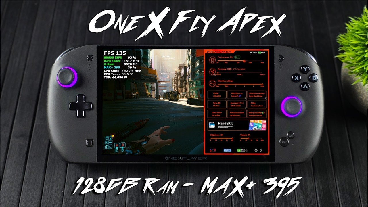 ONEXFLY Apex First Look : Specs & Early Performance Results - Geeky Gadgets