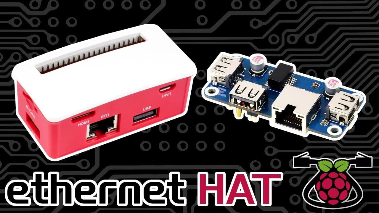 Pi Zero Ethernet Made Easy With Ethernet & USB HUB HAT - Geeky Gadgets