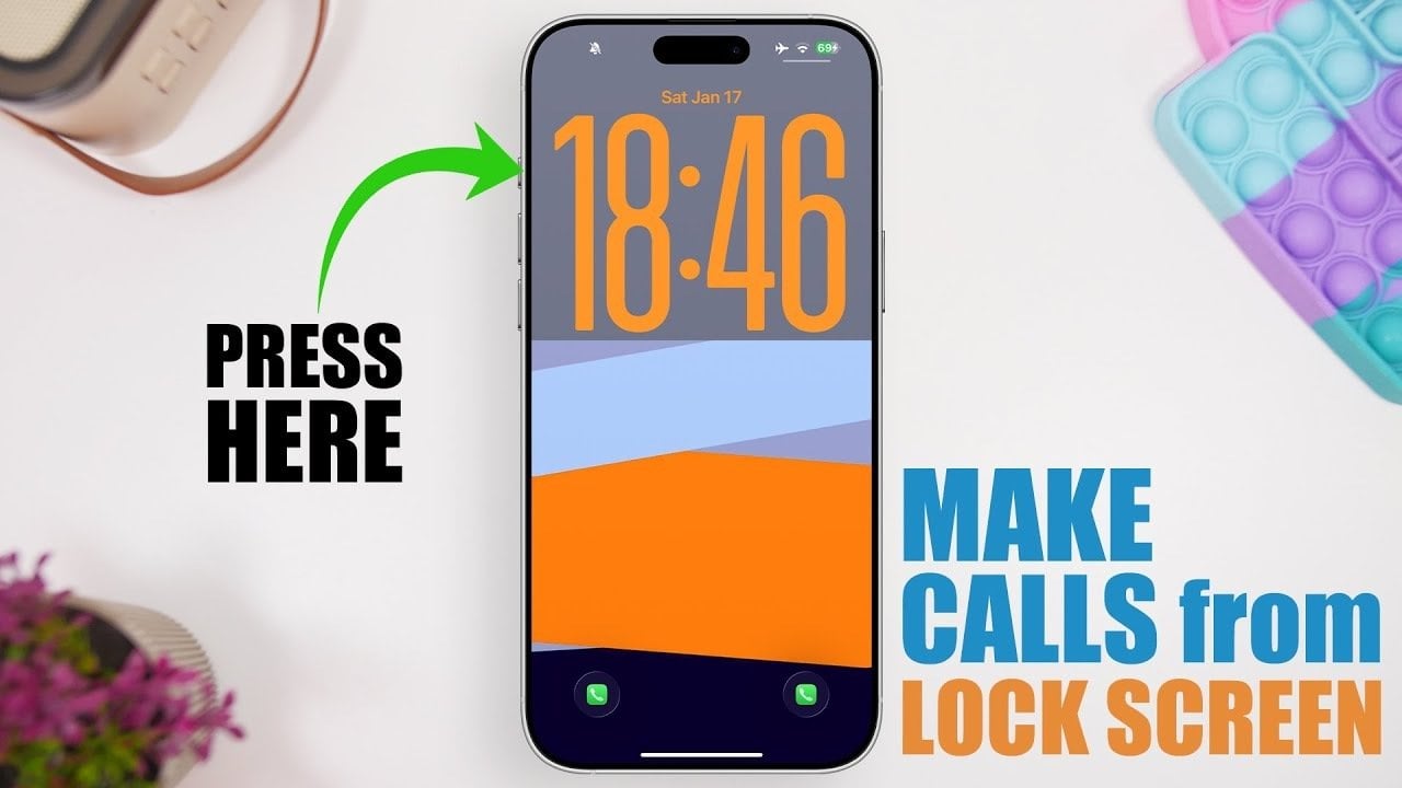 How to Make Phone Calls from Your iPhone Lock Screen - Geeky Gadgets