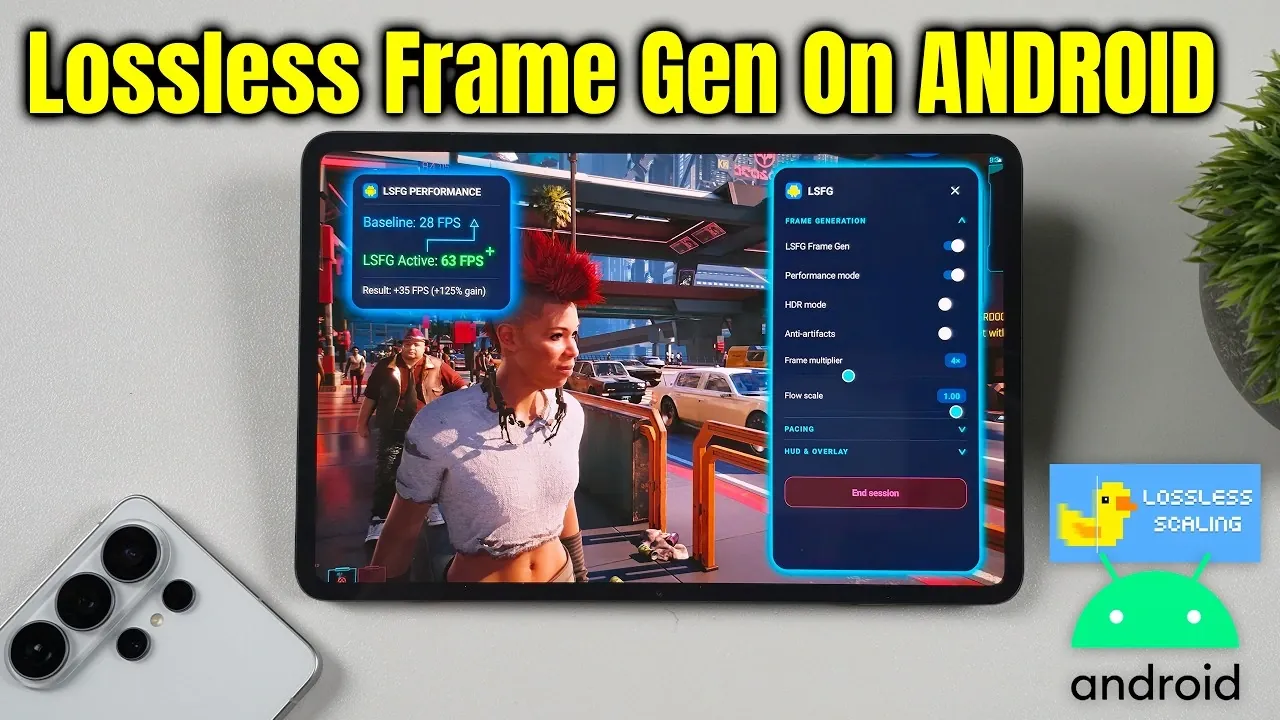 Lossless Frame Generation Arrives on Android For Improved FPS - Geeky ...